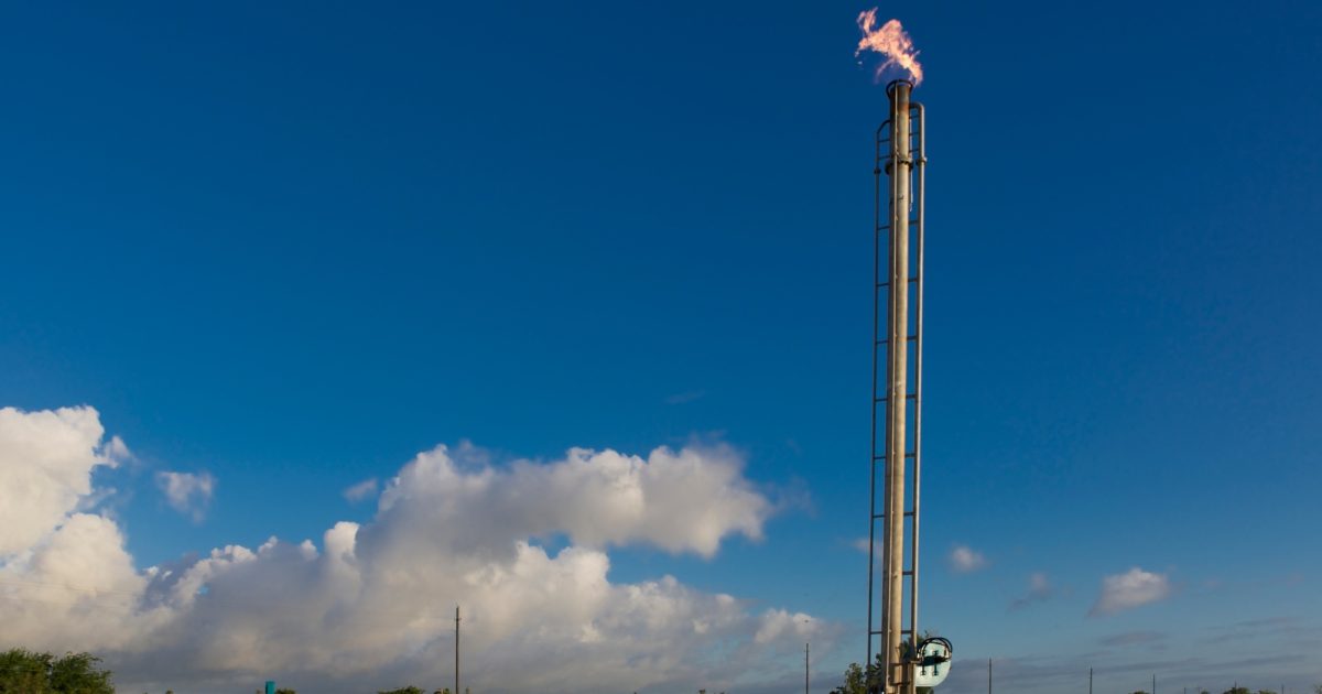 what is a flare stack